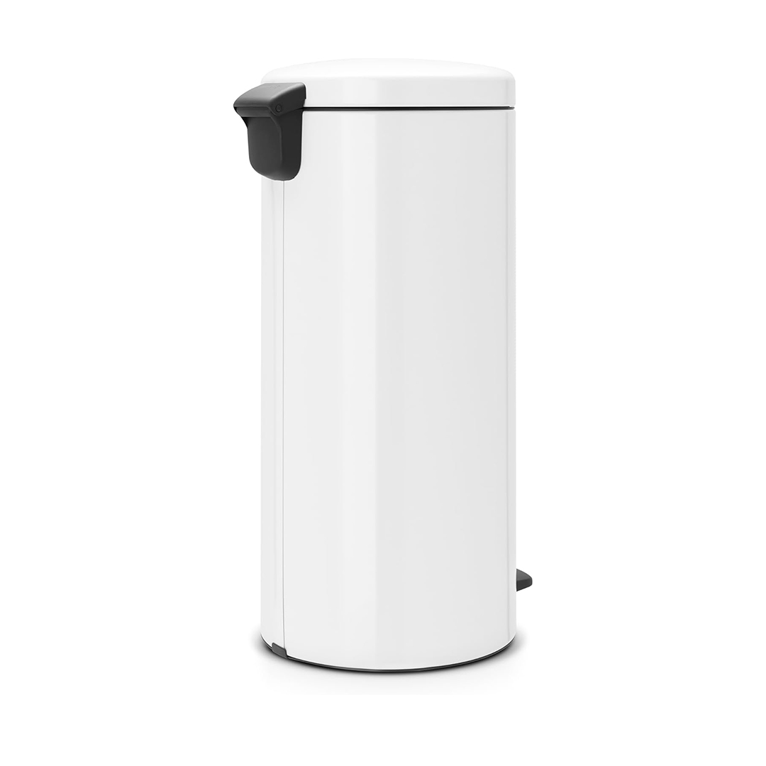 Brabantia - Basurero Plástico 30L de Pedal Blanco - 111785