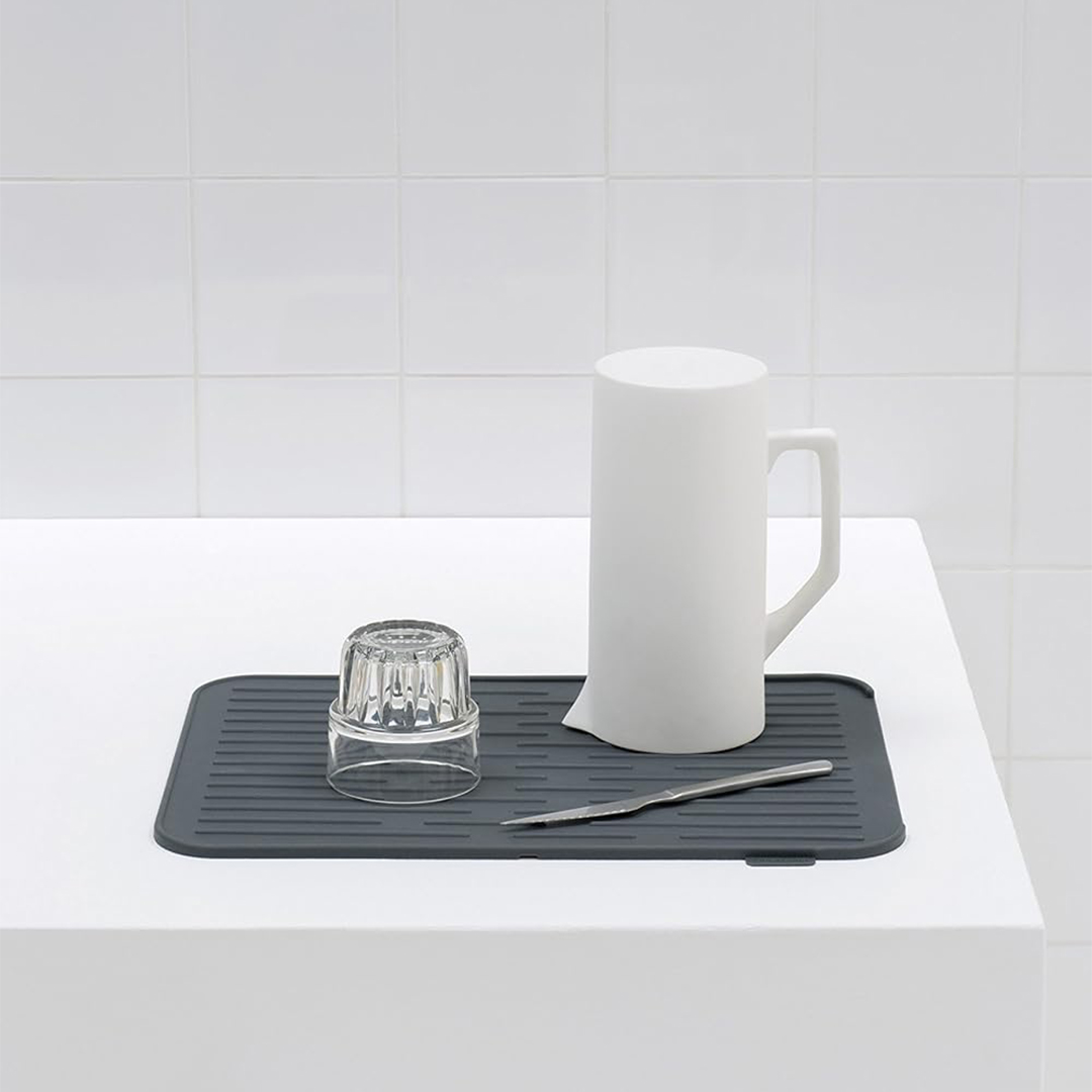 Brabantia - Escurridor de Platos Gris 44x32cm - 117442