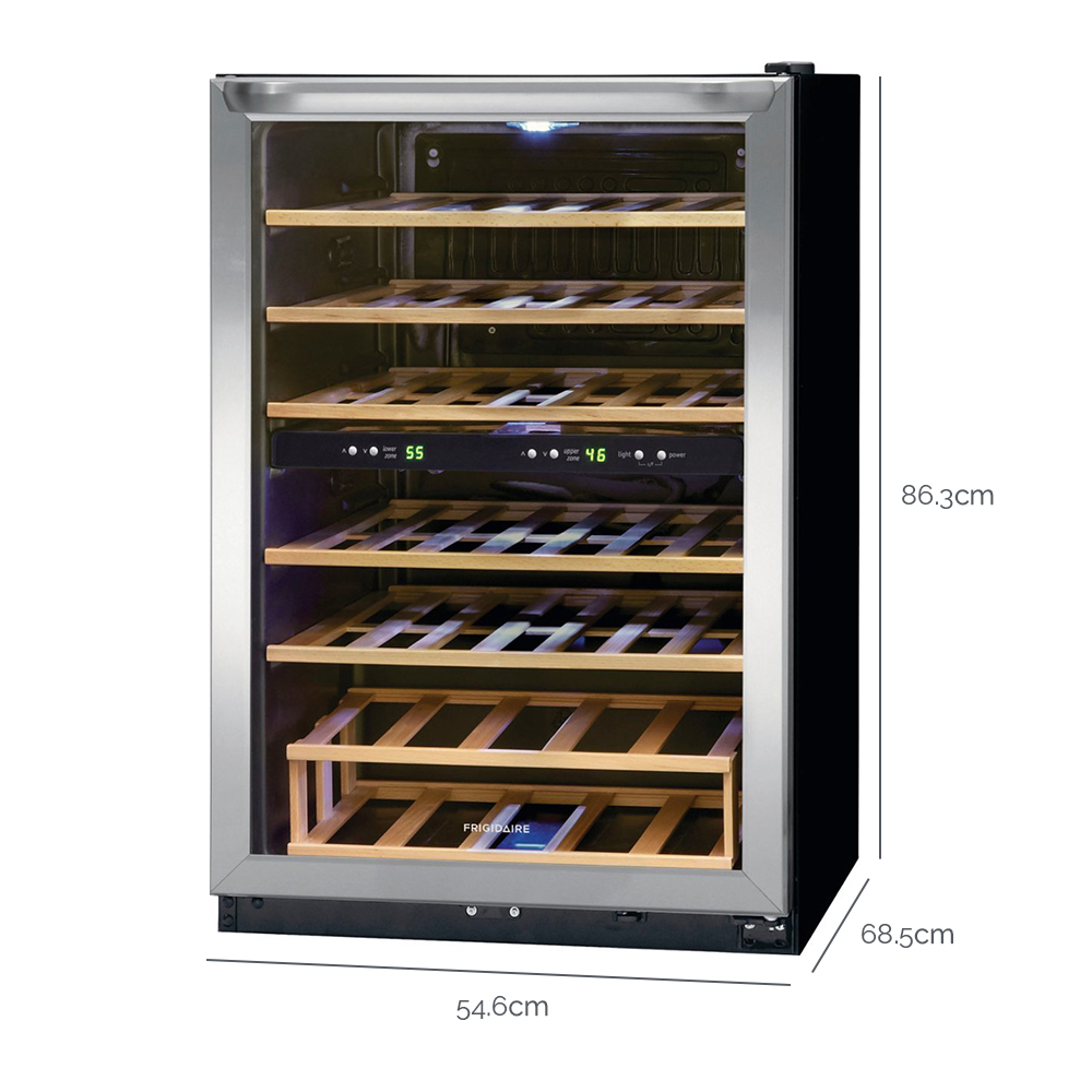 FRIGIDAIRE - VINERA 45 BOTELLAS 2 ZONAS 1A FRIGIDAIRE - FRWW4543AS ...