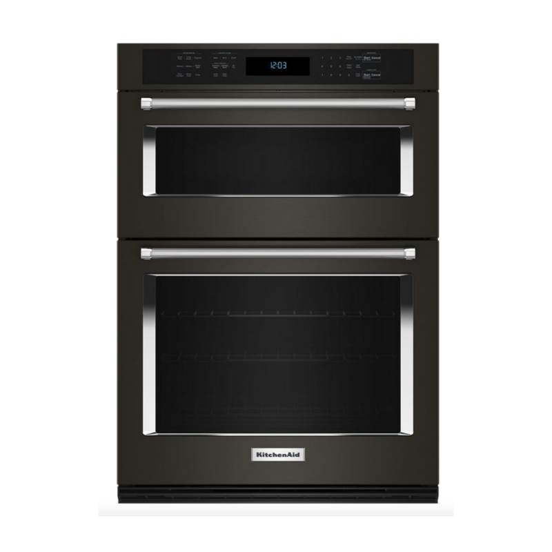 KITCHENAID - HORNO COMBO ELÉCTRICO 30" CON MODO AIR FRY 1A - KOEC530PBS ...