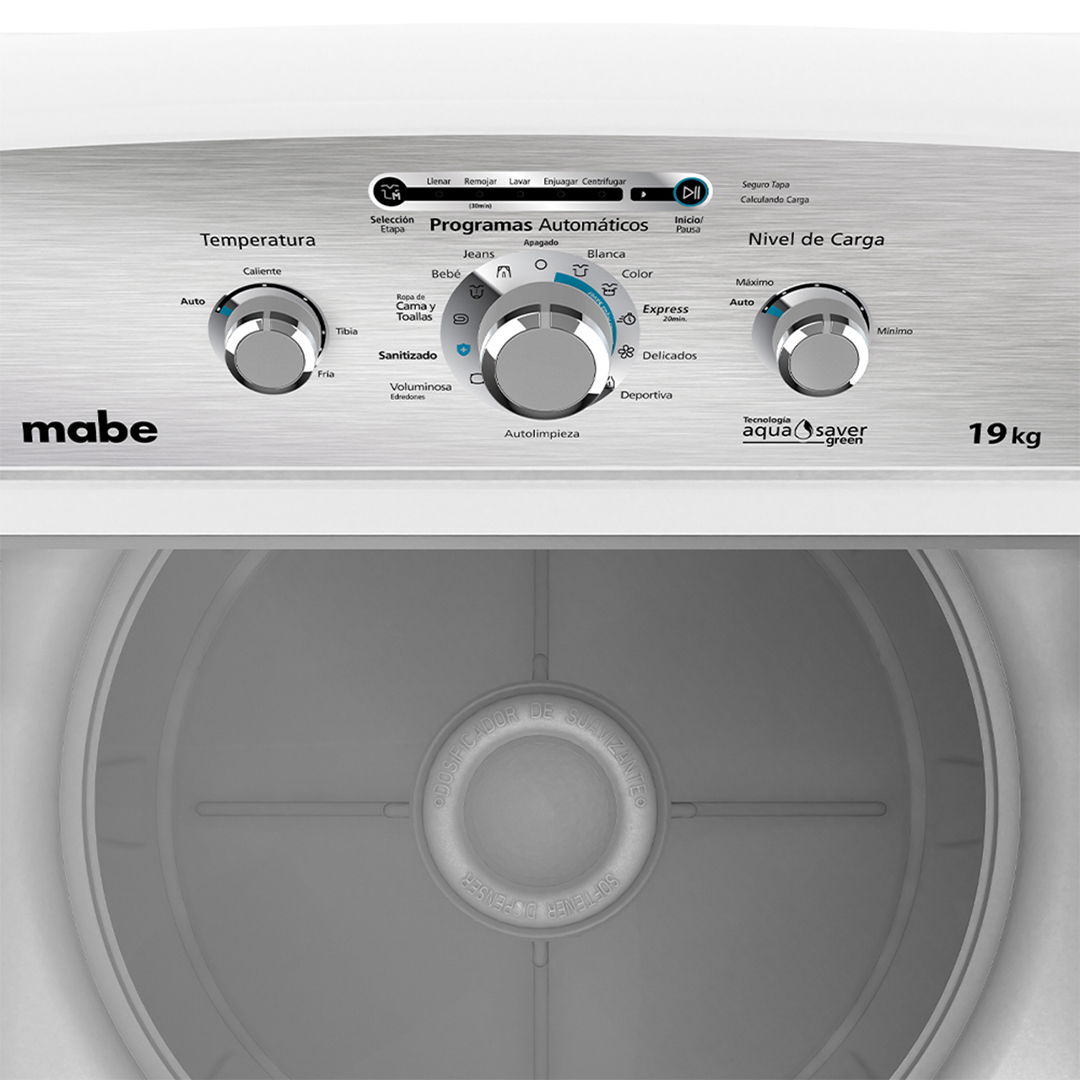 Mabe - Lavadora 19kg - LMA79113VBAB0
