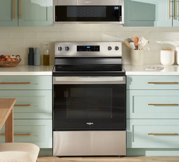 WHIRLPOOL - COCINA ELEC. 30" INOX WHIRLPOOL 1A - WFES3030RS | Ambitec